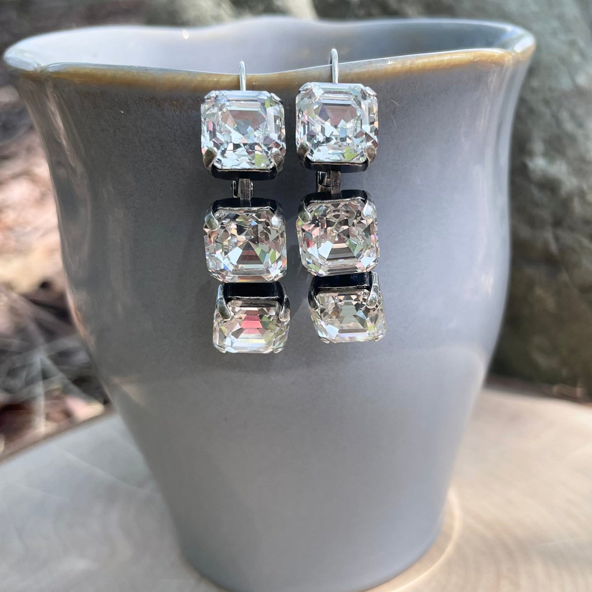 INNA IMPERIAL CRYSTAL DROP EARRING – Rachel Marie Designs